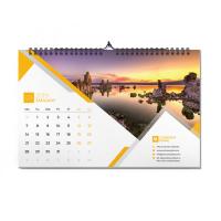 China Monthly Print On Demand Wall Calendar Customized Size For Advertising for sale
