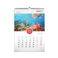 China 12 Months Custom Calendar Printing , Full Color Custom Wall Calendars With Hanger for sale
