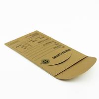 China Custom Printed Brown Kraft Paper Envelope With Own Logo Eco Friendly for sale