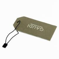 China Custom Printed Clothing Hang Tags With String Your Own Logo Printing for sale