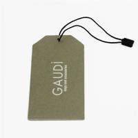 China Custom Printed Clothing Hang Tags With String Your Own Logo Printing for sale