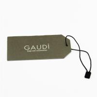 China Custom Printed Clothing Hang Tags With String Your Own Logo Printing for sale