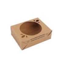 China Eco Friendly Die Cut Kraft Paper Soap Box With Custom Printed Logo for sale