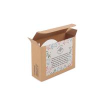 China Eco Friendly Die Cut Kraft Paper Soap Box With Custom Printed Logo for sale