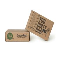 China Custom Printed Die Cut Soap Packaging Box With Recycled Brown Kraft Paper for sale