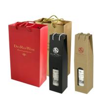 China Paper Cardboard Wine Bottle Packaging Box With Custom Printed Logo for sale