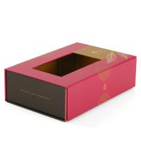 China Rigid Paper Foldable Gift Box Book Shaped Yellow Color Your Own Logo Accept for sale