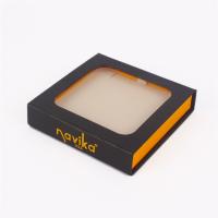 China Decorative Magnetic Closure Gift Box With PVC Window /  Jewelry Box Packaging for sale