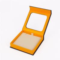 China Decorative Magnetic Closure Gift Box With PVC Window /  Jewelry Box Packaging for sale