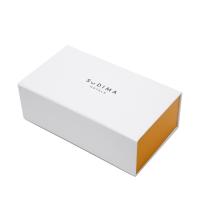 China White Perfume Foldable Rigid Paper Gift Box For Jewellery CMYK Printing for sale