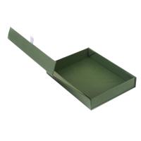 China Green Magnetic Paper Gift Box Custom Logo / Foldable Cardboard Boxes for sale