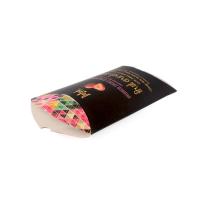 China Custom Logo Printed Small Paper Pillow Gift Box Packaging Wholesale for sale