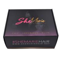 China Custom Logo Corrugated Beauty Subscription Box For Hair Extensions Packaging​ for sale