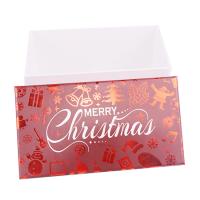 China Custom Printed Paper Christmas Box With Lid For Gift Packaging for sale