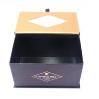 China Rectangle Ribbon Handle CMYK Magnetic Flap Gift Box for sale