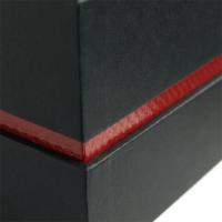 China Custom Premium Rigid Cardboard Clamshell Wine Box With EVA Foam Insert for sale