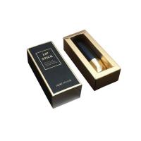 China Custom Logo Rose Gold Card Paper Cosmetic Lipstick Packaging Box for sale