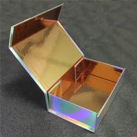 China Custom Color Printed Iridescent Holographic Box For Gift Packaging for sale