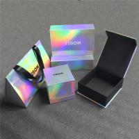 China Custom Color Printed Iridescent Holographic Box For Gift Packaging for sale