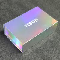 China Custom Color Printed Iridescent Holographic Box For Gift Packaging for sale