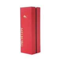 China Custom Logo Rigid Cardboard Wine Glass Packaging Boxes With Magnetic Closure for sale