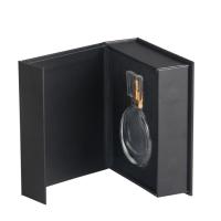 China Custom Black Magnetic Closure Packaging Box For Perfume Packing for sale