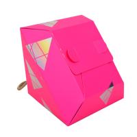China Custom Printing Diamond Shape Paper Food Packing Box For Gift Pack for sale