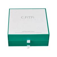 China Customized Luxury Rigid Cardboard Two Layer Double Drawer Box Packaging With Sliding Cover for sale
