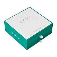 China Customized Luxury Rigid Cardboard Two Layer Double Drawer Box Packaging With Sliding Cover for sale
