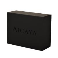 China Custom Logo Printing Matt Black Cardboard Swimwear Packaging Box for sale