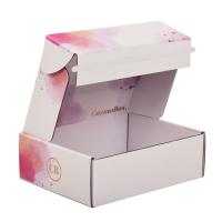 China Custom Printed Corrugated Cardboard Packaging Self Sealing Zipper Mailer Box For Shipping for sale