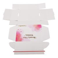 China Custom Printed Corrugated Cardboard Packaging Self Sealing Zipper Mailer Box For Shipping for sale