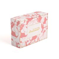 China Cheap Custom Printed Pink Empty Premade Bridesmaid Gift Box For Wedding Packaging for sale