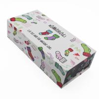 China Custom Printing Luxury Magnetic Closure Socks Packaging Gift Box for sale