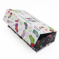 China Custom Printing Luxury Magnetic Closure Socks Packaging Gift Box for sale