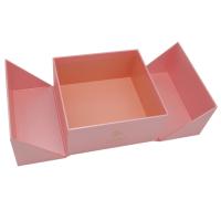 China Custom Luxury Paper Pink Lingeries Packaging Box For Sexy Underwear Packing for sale