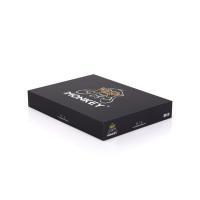 China Custom Luxury Cardboard Matte Black Boxes For Clothing Packaging for sale