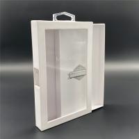 China Luxury White Packaging Box For Phone Case With Handle for sale