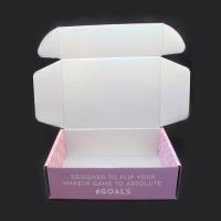 China Customised Printing Pink Holographic Shipping Mailing Box Custom Private Label With Logo for sale