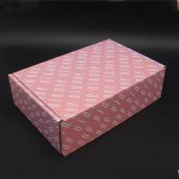 China Customised Printing Pink Holographic Shipping Mailing Box Custom Private Label With Logo for sale