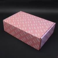 China Customised Printing Pink Holographic Shipping Mailing Box Custom Private Label With Logo for sale