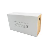 China Luxury Black White Pull Out Sliding Drawer Type Shoe Box Packaging With Custom Logo for sale