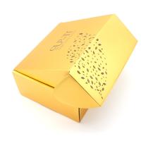 China Custom printing Corrugated cardboard black and gold shipping box rose gold boxes packaging with logo for sale