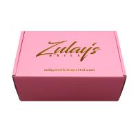 China Custom Logo Printed Paper hologram gift box Holographic Mailing Mailer shipping Packaging Box for sale