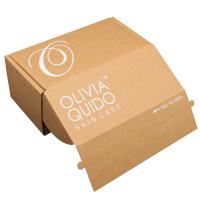 China Custom Logo Printing Empty Cosmetic Makeup Beauty peel off self seal postal packaging box for sale