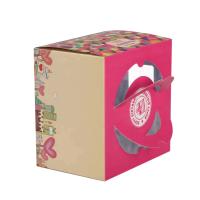 China Custom Logo Printing Paper Tall Wide Wholesale Wedding Birthday Christmas Bakery Cake Packaging Box With Window for sale
