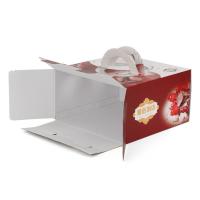 China Custom Elegant Paper Mini Big Cake Boxes 10 X 10 X 5 Wholesale Christmas Wedding Birthday Cake Box for sale