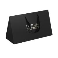 China Popular Hair Wig Boxes Weave Packaging Custom Logo Foldable Bundle Hair Extension Packaging Box With Private Label for sale