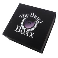 China Custom Logo Printing Cosmetic Beard Packaging Box Luxury Beard Balm Grooming Packaging With Satin for sale