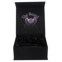China Custom Logo Printing Cosmetic Beard Packaging Box Luxury Beard Balm Grooming Packaging With Satin for sale